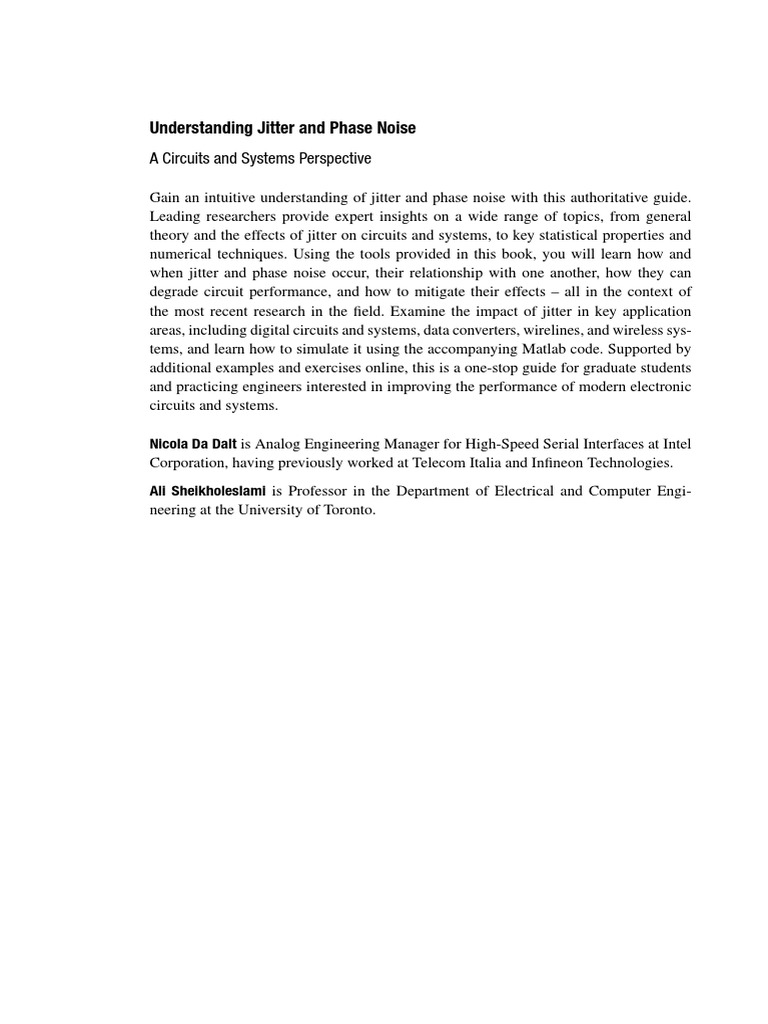 Understanding Jitter and Phase Noise | PDF | Analog To Digital ...