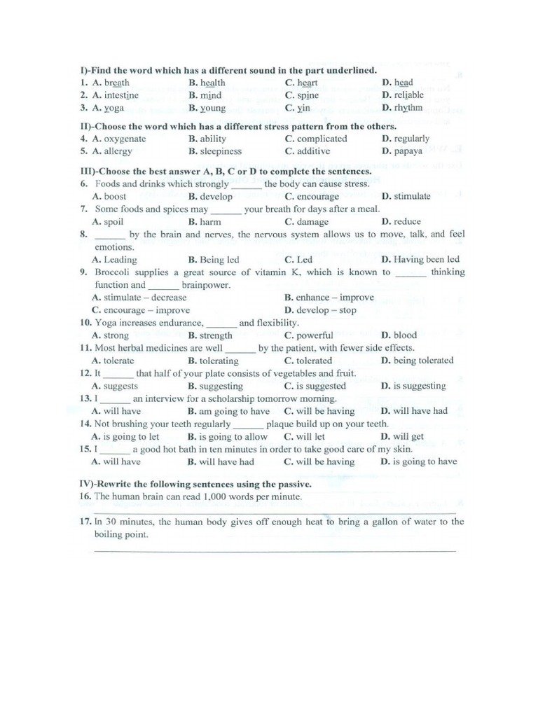 Unit 2 Practice Test 2 | PDF