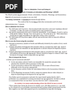 GFTA-3 Automatic Scoring Template | PDF