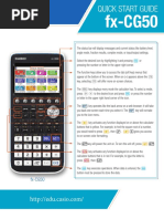Casio Cheat Sheet | PDF | Equations | Function (Mathematics)