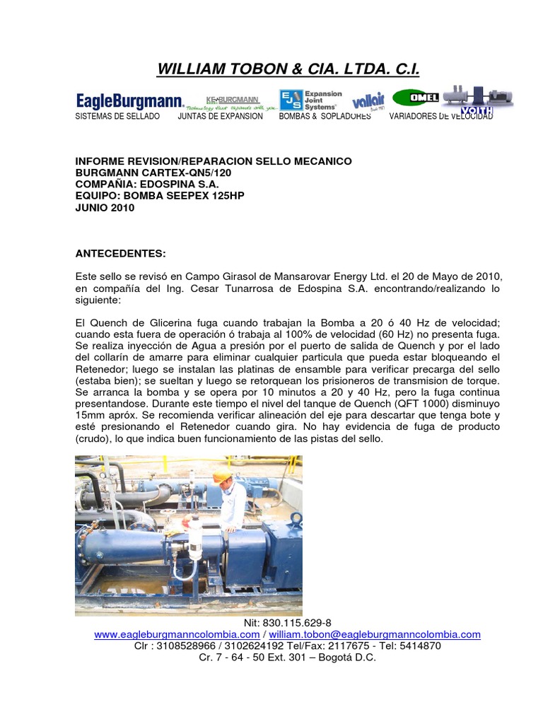 MANUALES/seepes Girasol N130/INFORME - REVISION - REPARACION - SELLO ...
