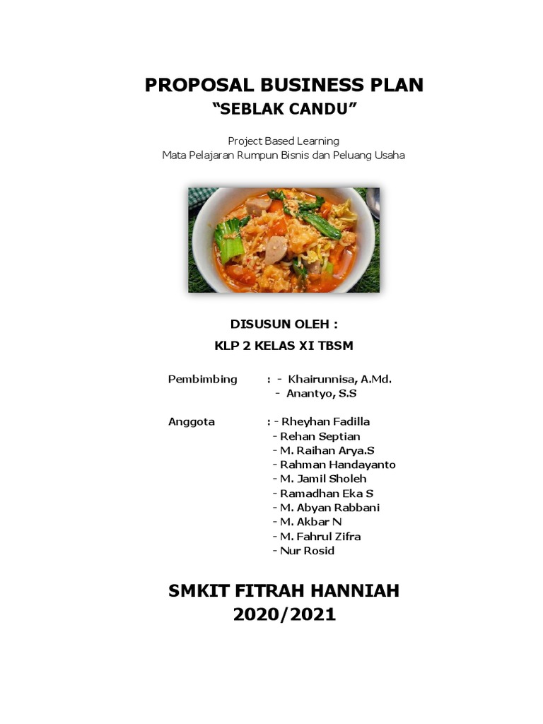 Proposal Usaha | PDF