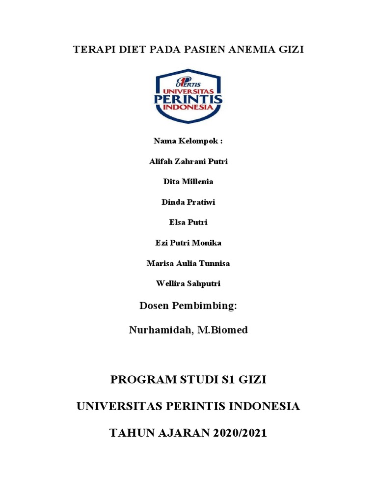 Terapi Diet untuk Anemia Gizi | PDF | Kesehatan Holistik