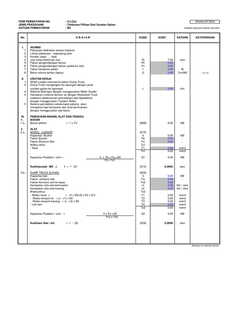 Timbunan Pilihan | PDF