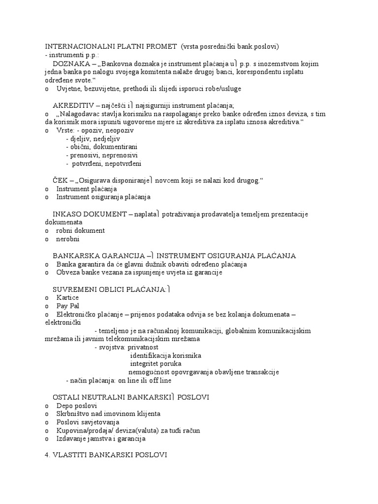 BANKARSTVO | PDF