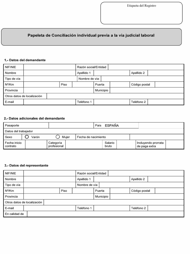Modelo de Papeleta de Conciliacion-1 | PDF