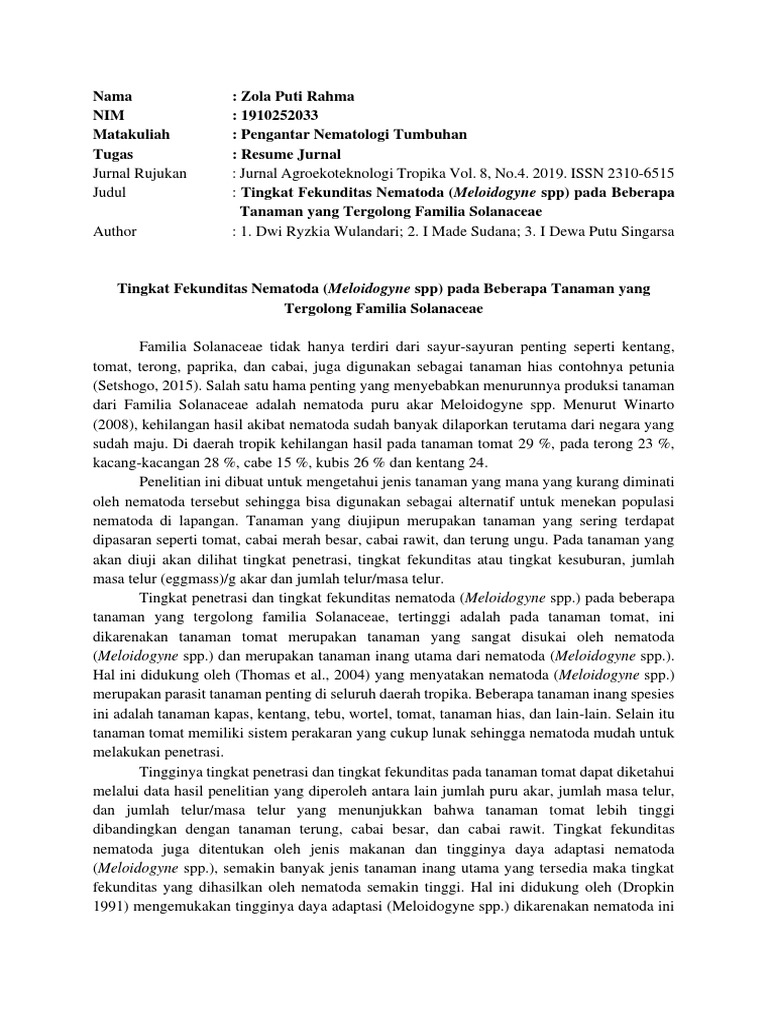 Resume Jurnal PNT | PDF