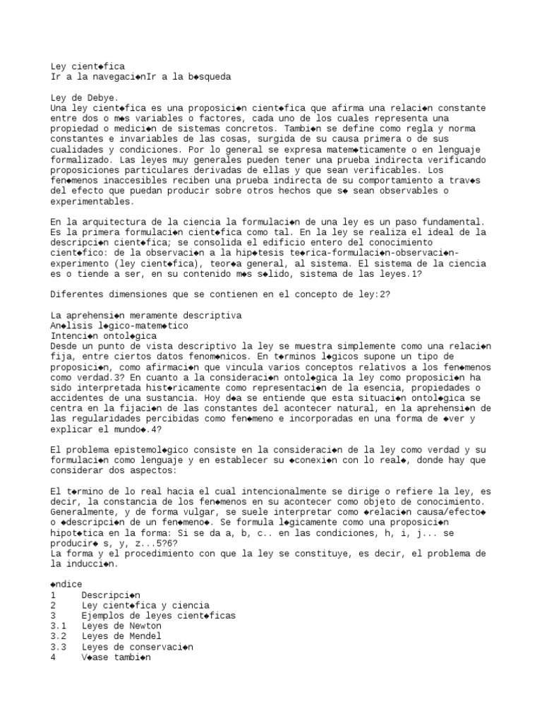 Ley Cientific A | PDF | Science | Epistemología