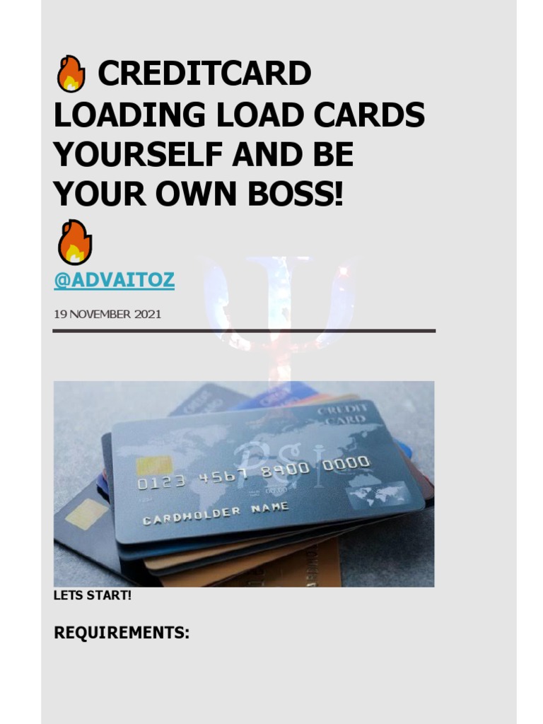 Credit Card Loading | PDF | Spamming | Credit Card