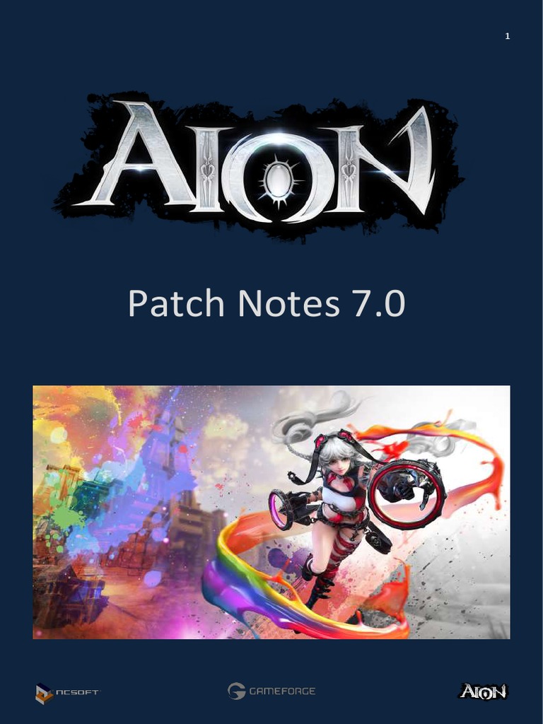 AION Patchnotes 7.0 EN FINAL | PDF | Altar