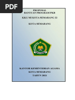 Contoh Program Kerja KKG Mi | PDF