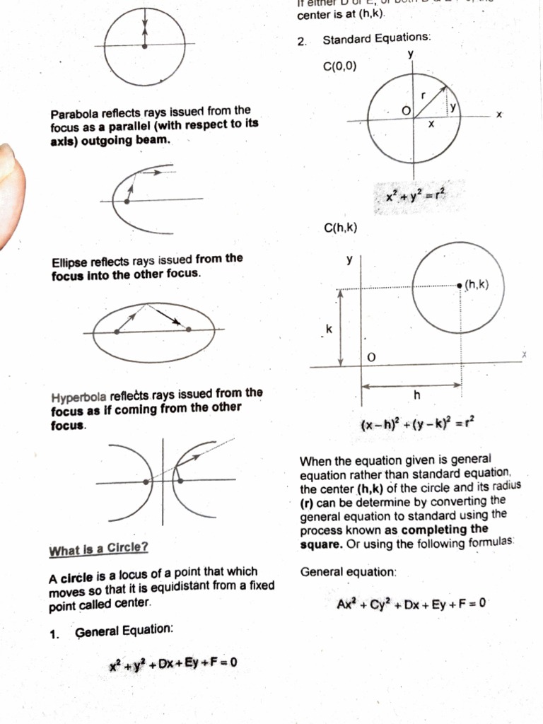 Conic Sections | PDF | Ellipse | Differential Geometry