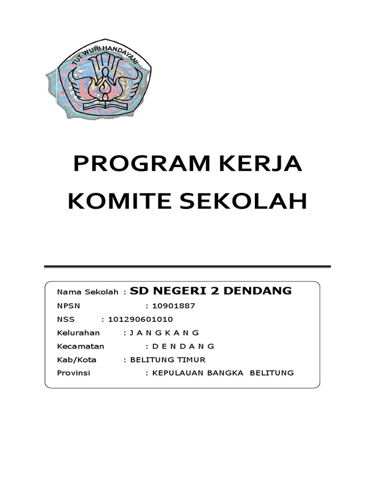 Program Komite Sekolah 2021-2022 | PDF