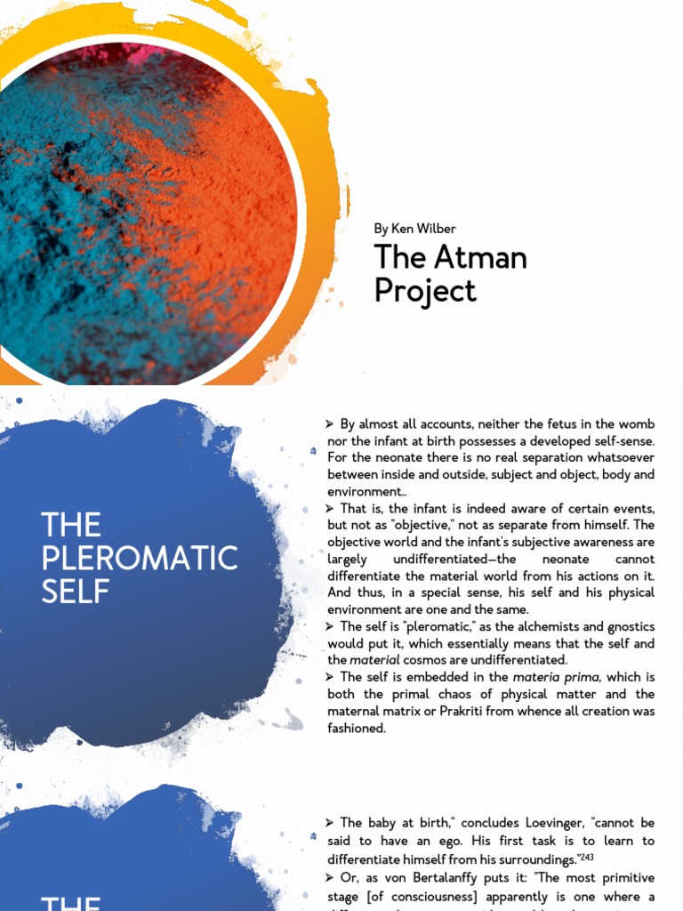 The Atman Project: by Ken Wilber | PDF | Ātman (Hinduism) | Nondualism