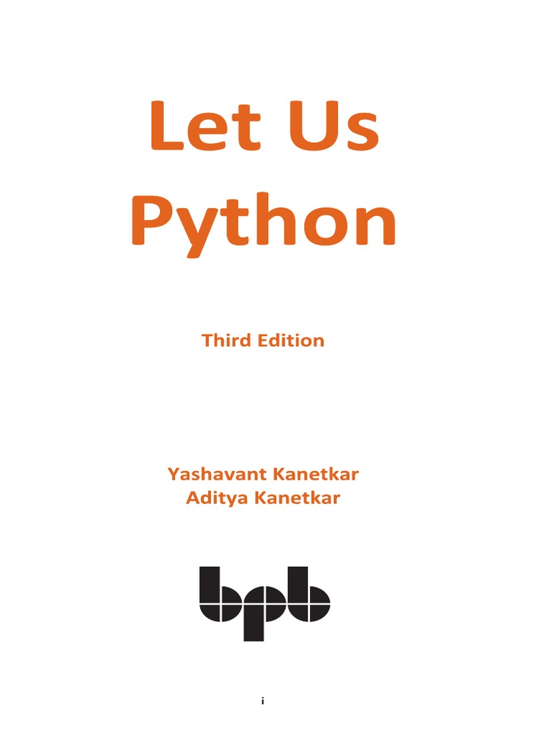 Let Us Python | PDF | Python (Programming Language) | Computer Programming