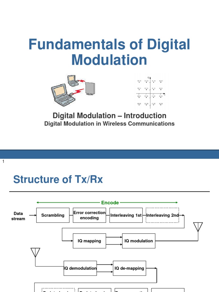 Fundamentals of Digital Modulation Techniques | PDF | Modulation ...