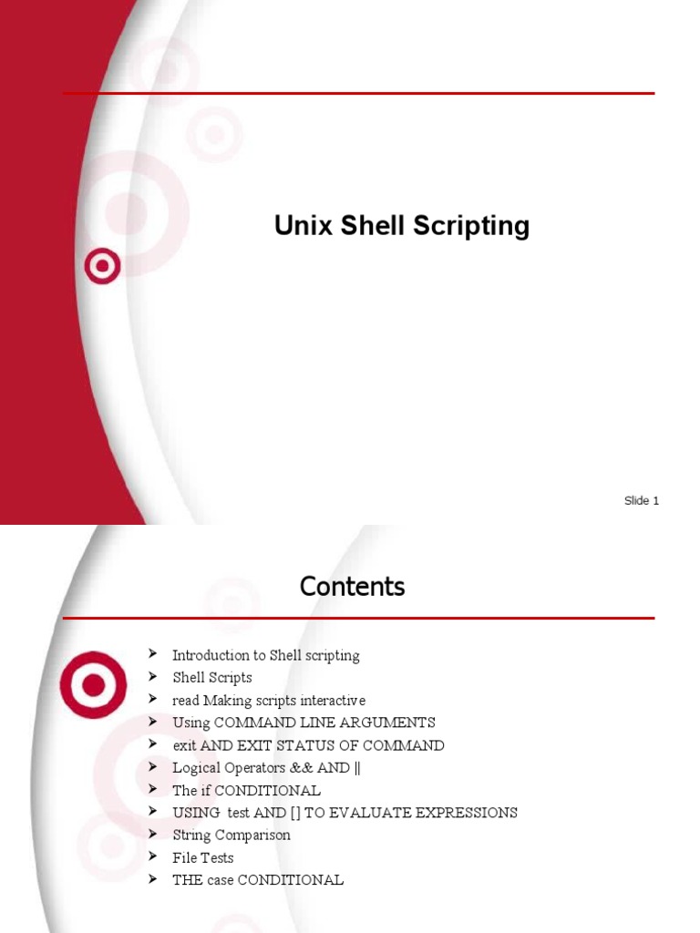 UNIX Shell Scripting | PDF | Nature | Command Line Interface