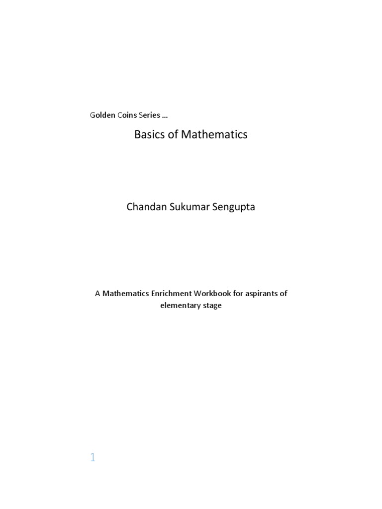 Basics of Mathematics | Download Free PDF | Triangle | Circle