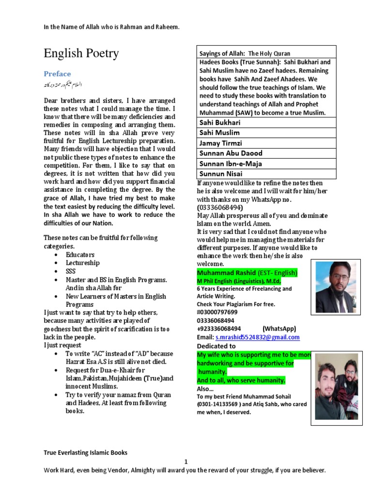 English Poetry | PDF | John Keats | Poetry