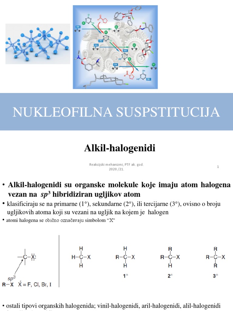 SN1 I SN2 Mehanizmi | PDF