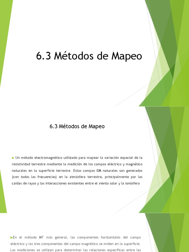 6.3 Metodo de Mapeo | PDF | Tierra | Mapa
