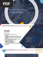 Audit Du Cycle Trésorerie CESAG | PDF | Audit | Contrôle interne