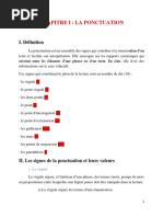 Ponctuation Daniel Coulon | PDF | Fiction générale
