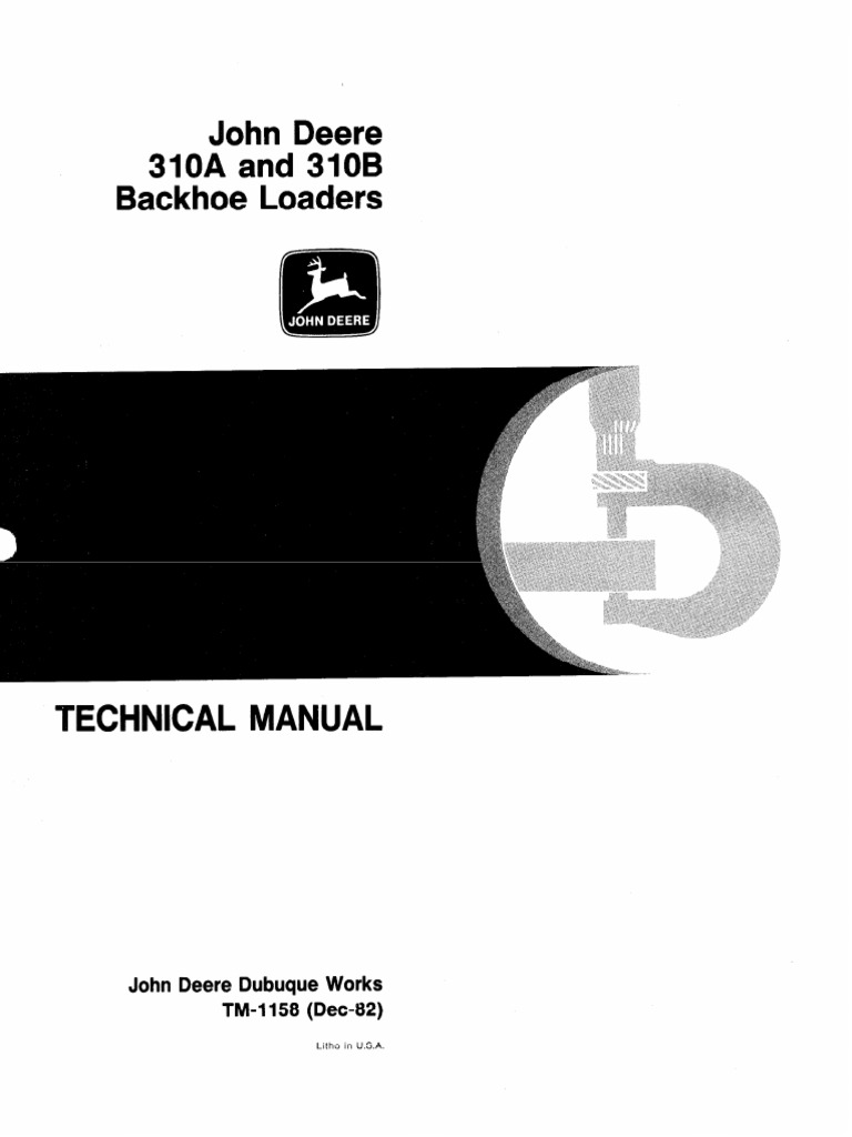 Dokumen - Tips John Deere 310b Backhoe Loader Service Repair Manual 1595058949 | PDF
