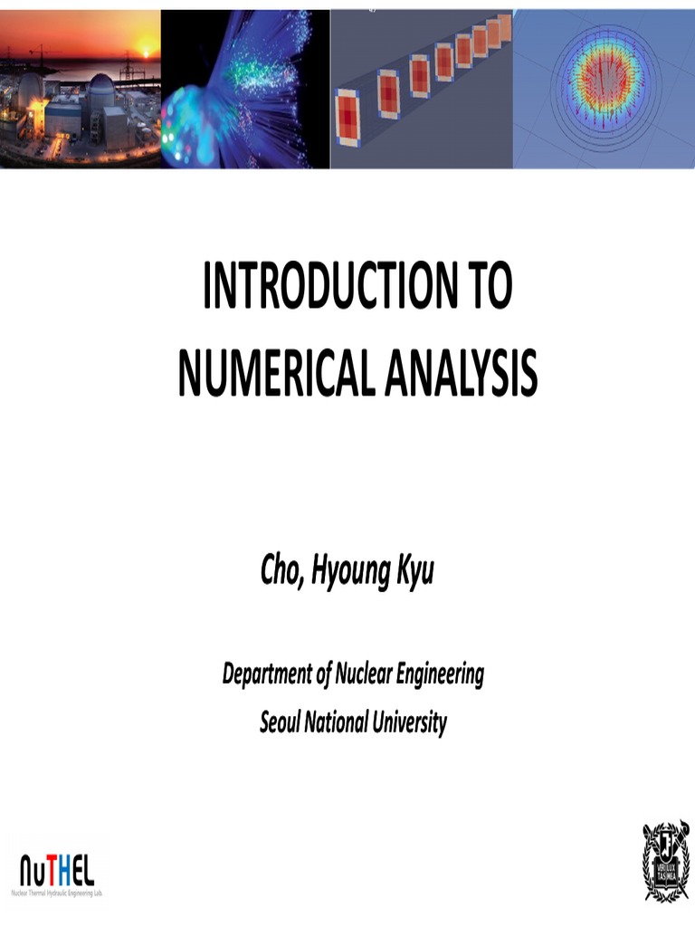 Introduction To Numerical Analysis: Cho, Hyoung Kyu Cho, Hyoung Kyu | Download Free PDF | Matrix ...