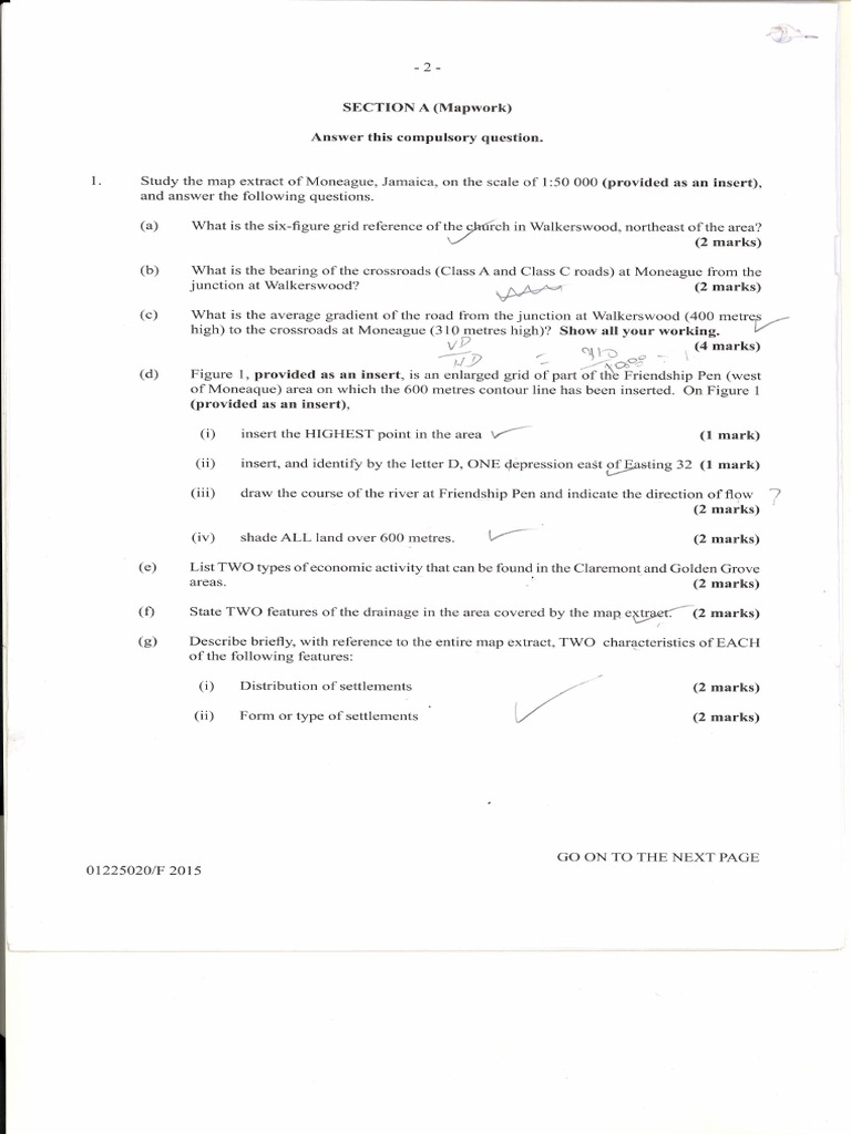 CSEC CXC Geography 2015 | PDF