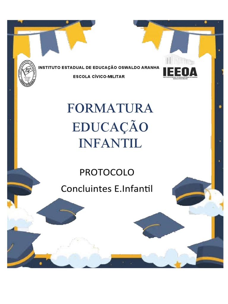 Protocolo Formatura | PDF | Pré-escola