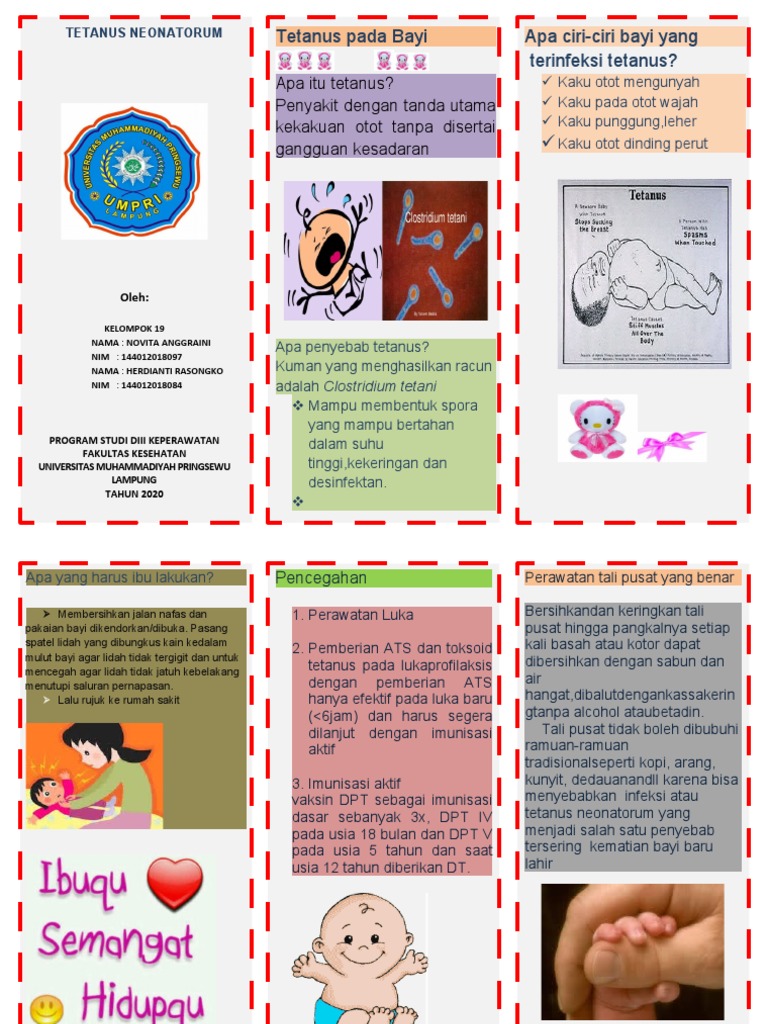 Leaflet Tetanus Neonatorum | PDF