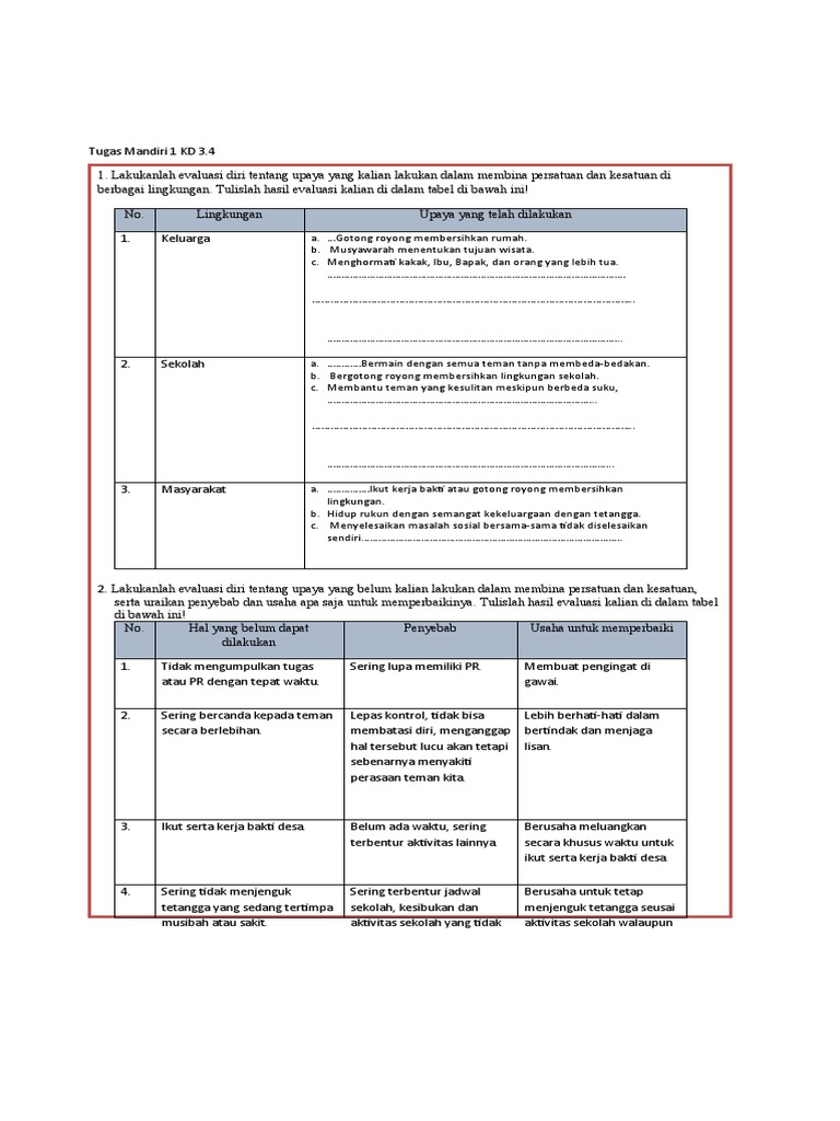(Template) Tugas 1 KD 3.4 | PDF