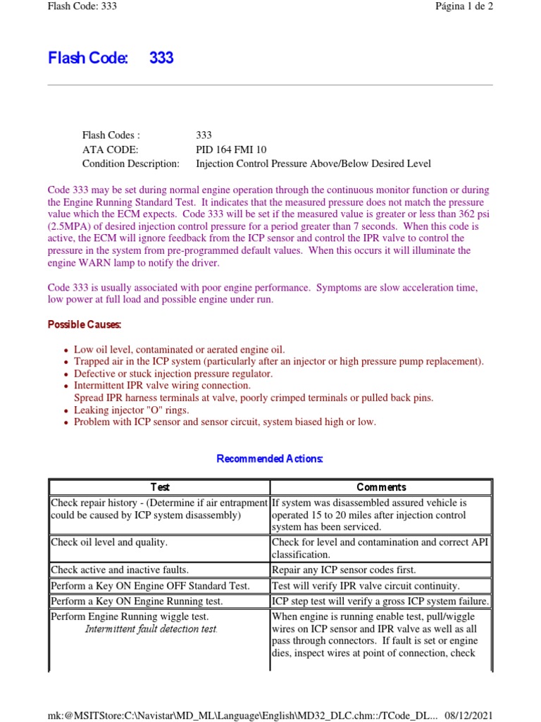 Flash Code: 333: Possible Causes | PDF | Leak | Manufactured Goods