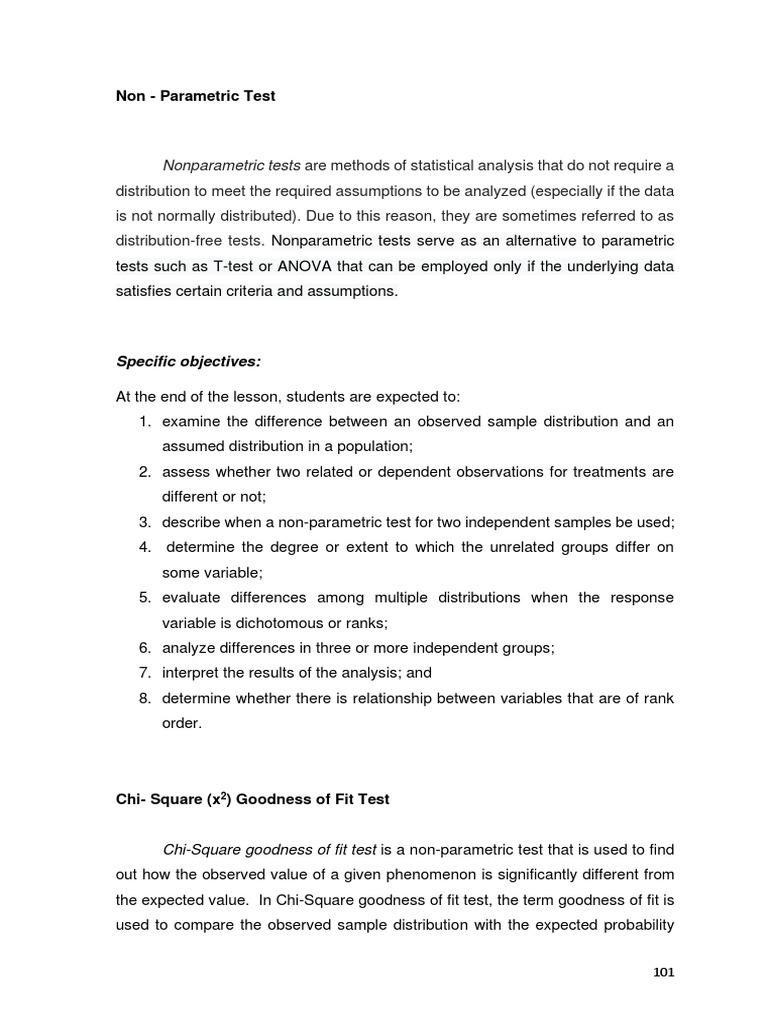 Chapter3 Lesson 2 Non - Parametric | PDF | Correlation And Dependence ...