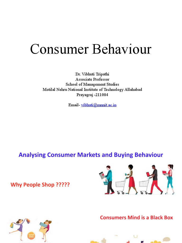 Understanding Consumer Behaviour in Marketing | PDF | Consumer ...
