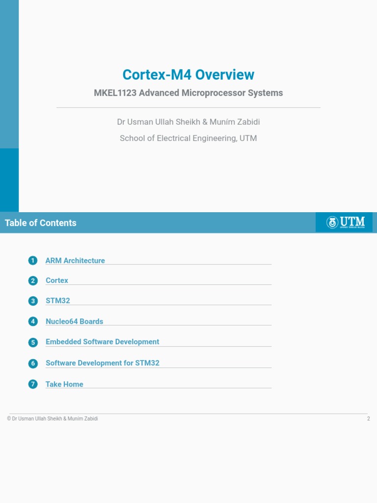 Ams04 Cortex M4 Overview | PDF | Arm Architecture | Microcontroller