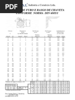 Tabela ISO - Tolerâncias Dimensionais - H7 e h6 | PDF