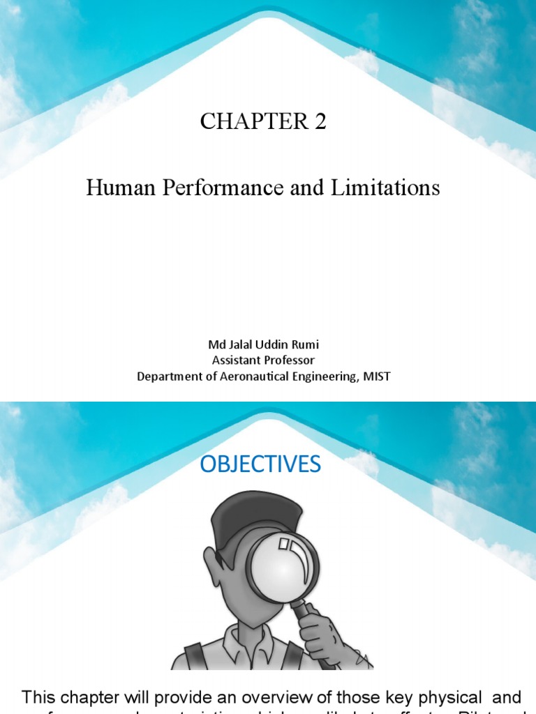 Aeas 455 - Chapter - 2 - Human Performance and Limitation | PDF | Noise | Eye