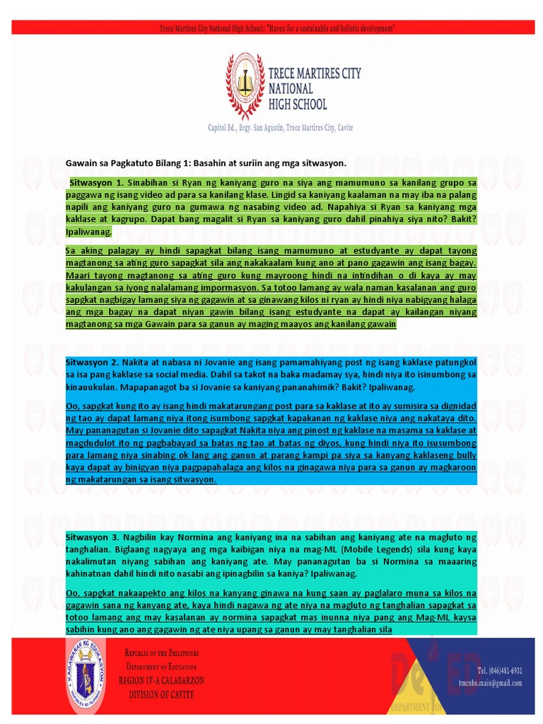 Gawain-2nd Grading-Week 1 | PDF