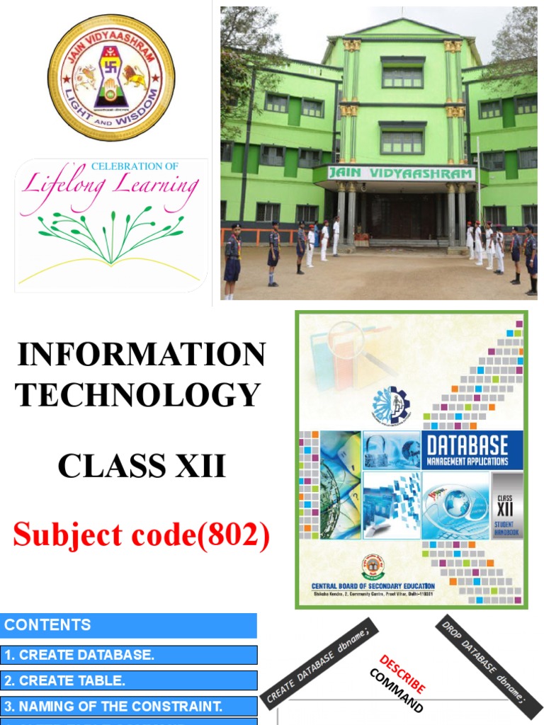 Class 12 IT: Operating Web Applications | PDF | Computing | Data Management