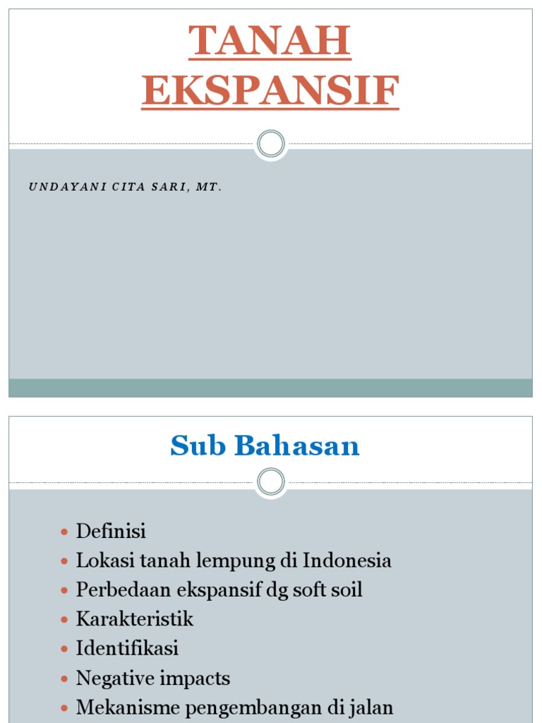 6-Tanah Ekspansif | PDF