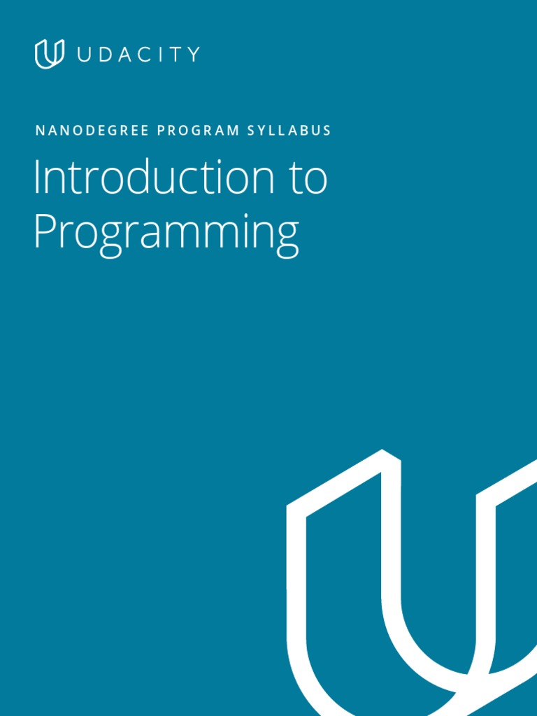 Introduction To Programming: Nanodegree Program Syllabus | PDF | Html | Command Line Interface