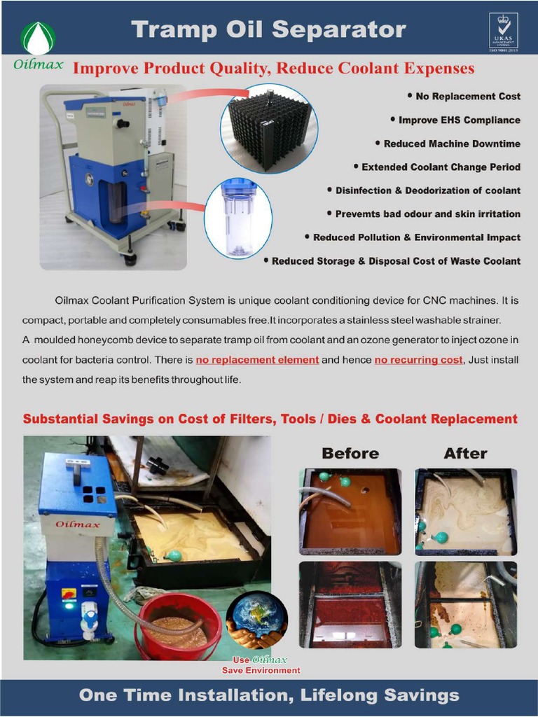 Tramp Oil Removal System - CPS - Catalogue | PDF