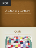 A Quilt of A Country Summary | PDF | Quilt