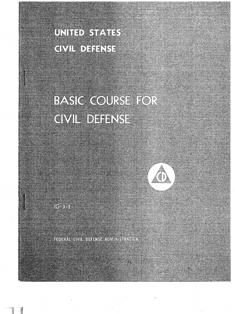 Civil Defense Training Guide | PDF
