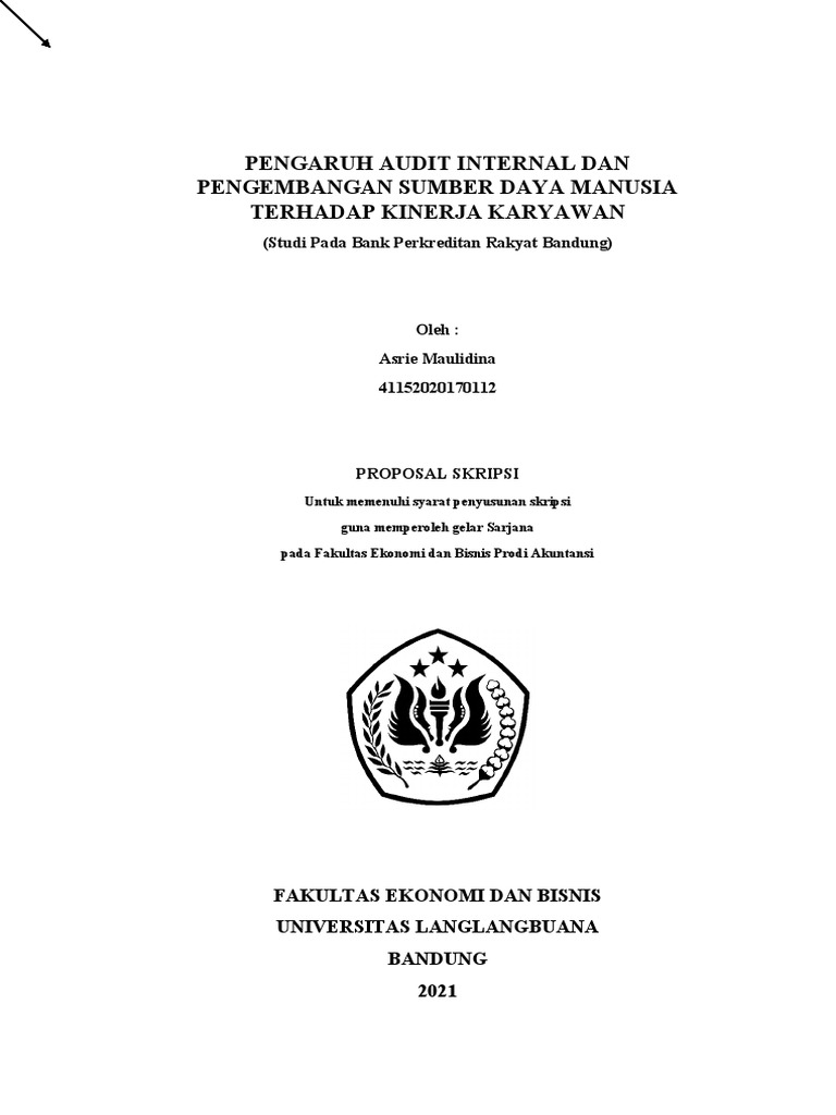 Draft Proposal Asrie Terakhir | PDF