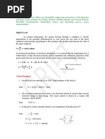 Electric Circuit Cheat Sheet | PDF