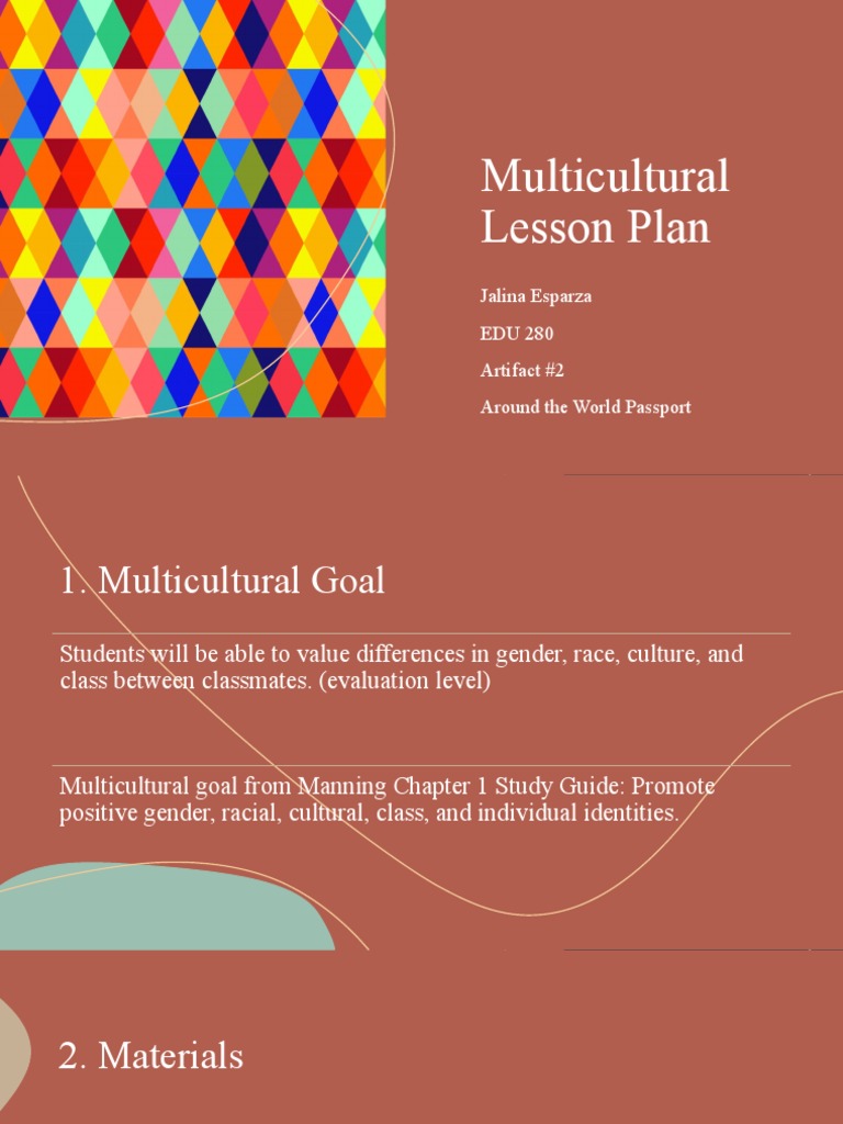 Artifact 2 Edu 280 | PDF | Lesson Plan | Education Theory