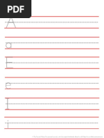 Vowel Letters Writing and Tracing Worksheet 8818ih | PDF